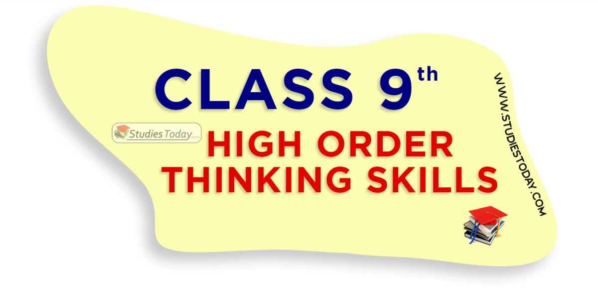 HOTs Questions Class 9 All Subjects Free Pdf Download